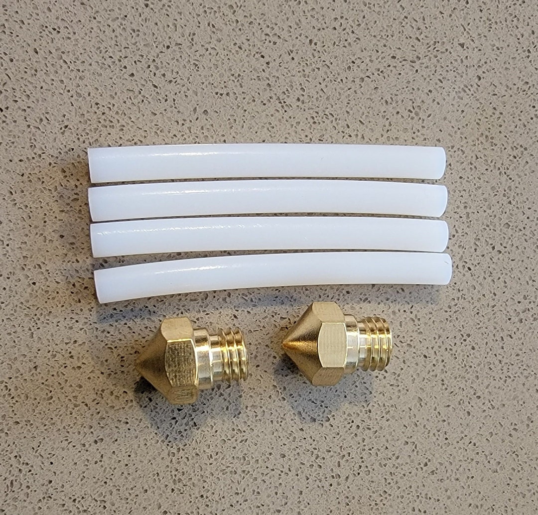 Flashforge 3d Printer Kit - 2 (0.4m Nozzles), 4 Teflon Tube Kit Creator ...