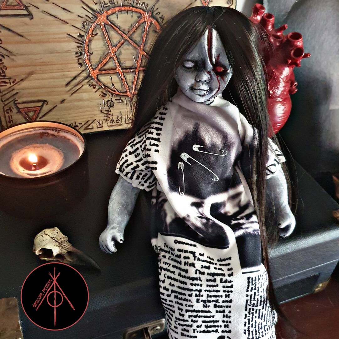 CRASS. Horror Clay Face Porcelain Ooak Doll. Handmade Freaky Dolls ...