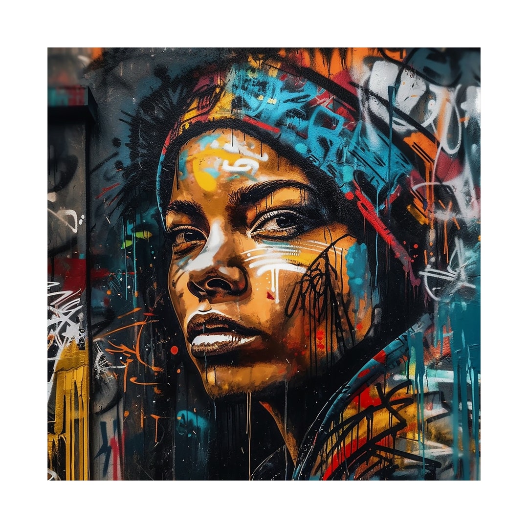 Sisterhood of Graffiti Queens 38 Matte Vertical Poster, Graffiti Art ...