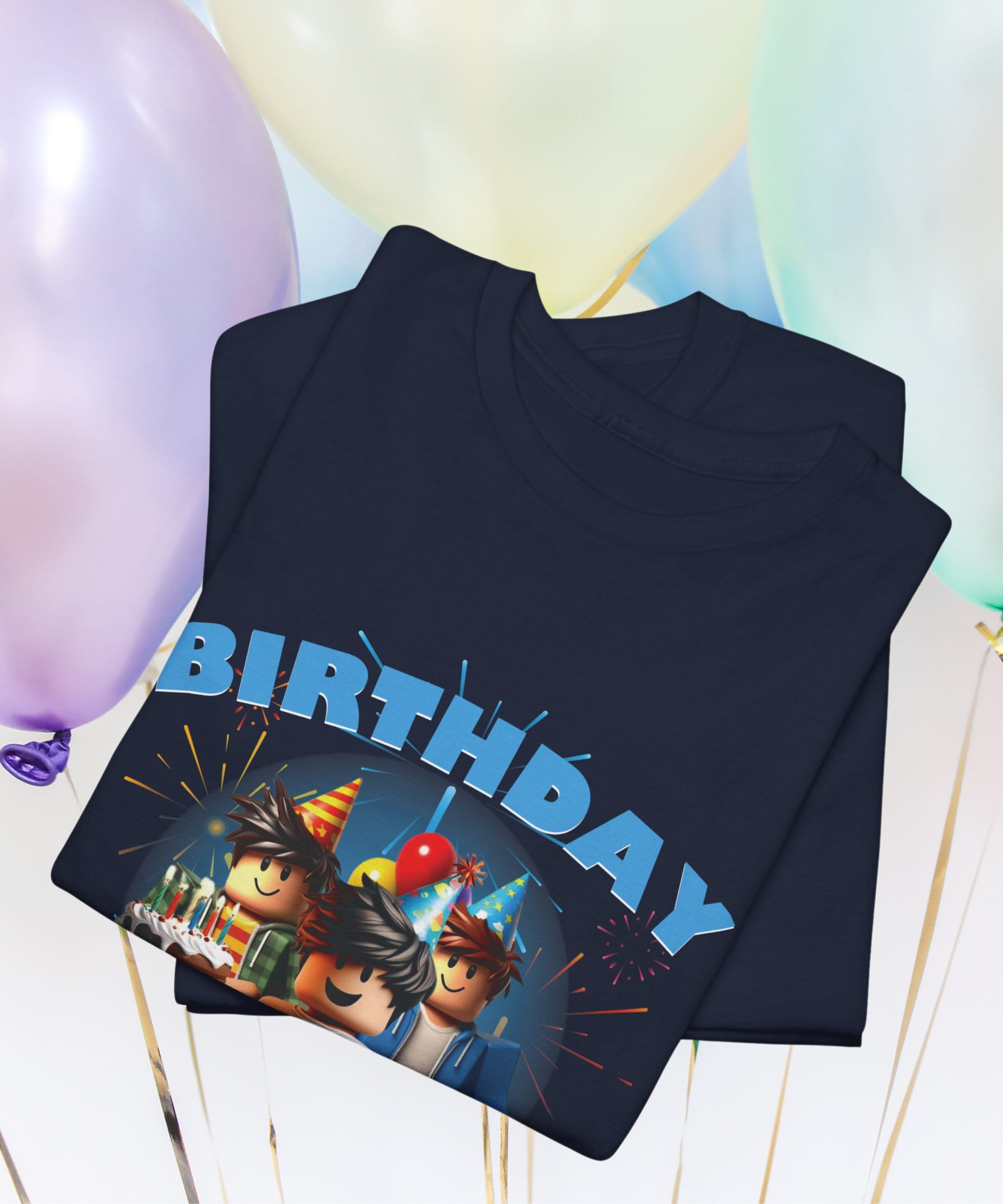 Rblox Birthday T-shirt, Rblox Birthday Boy Shirt, Rblox Bday Tee ...