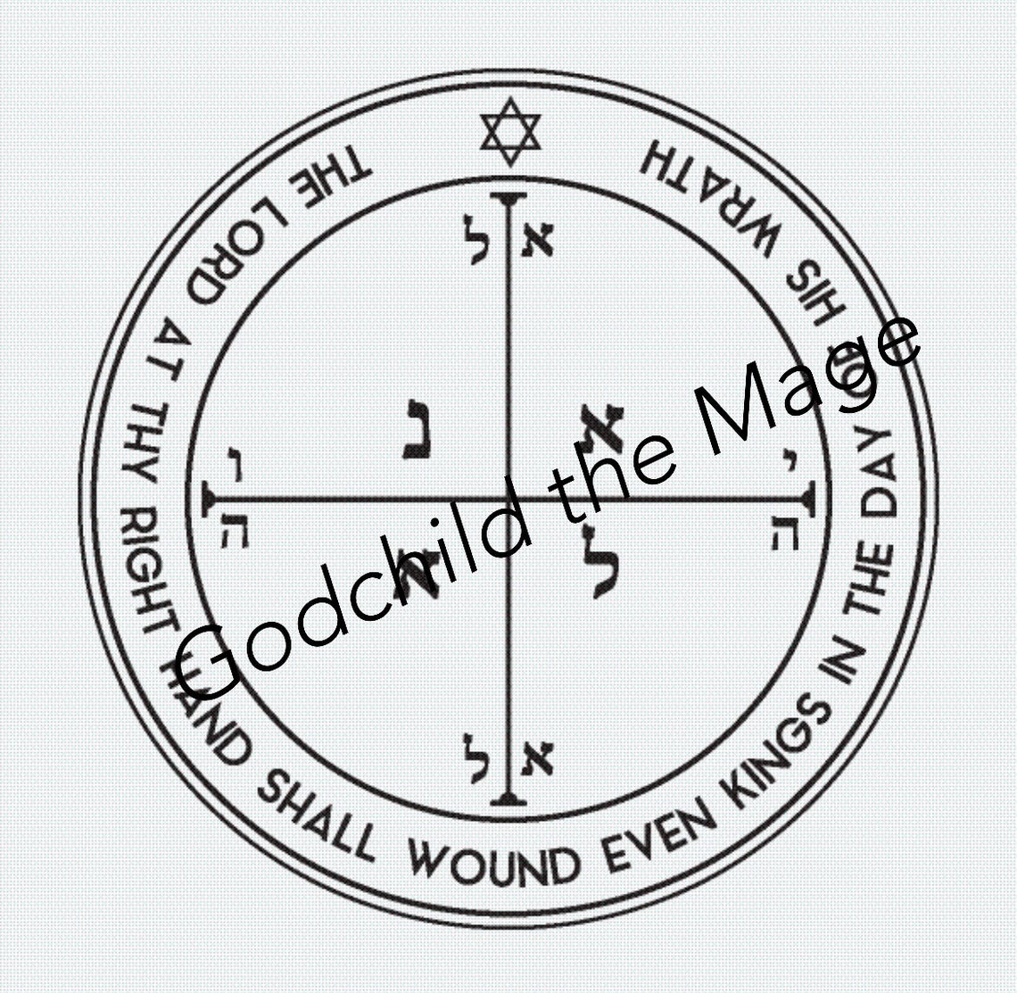 Fourth Pentacle of Mars Vector - Etsy