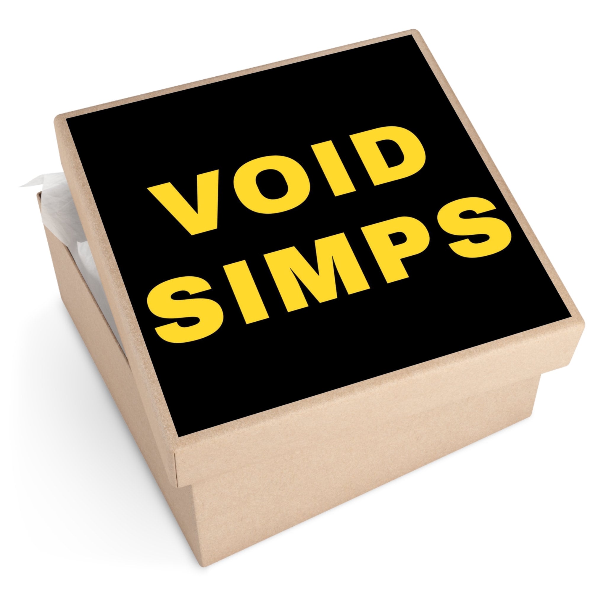Void Simps Square Vinyl Stickers - Etsy