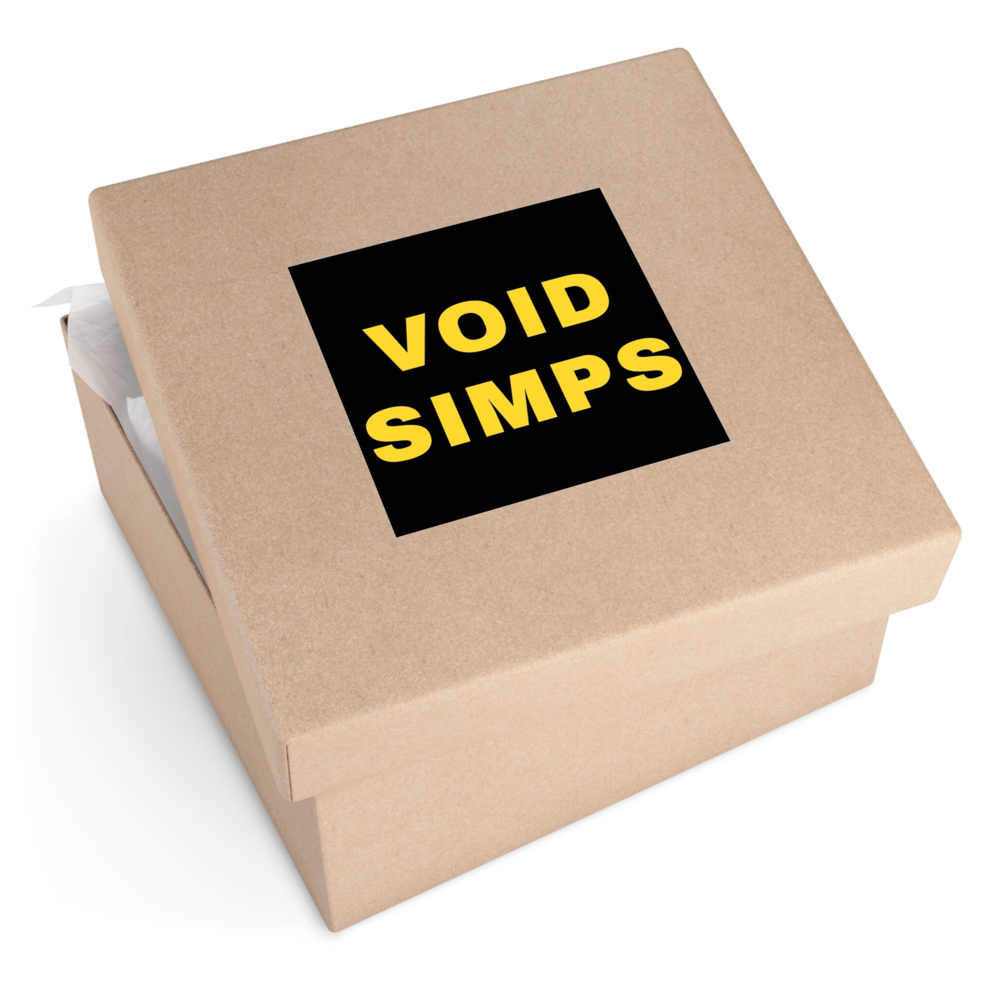 Void Simps Square Vinyl Stickers - Etsy