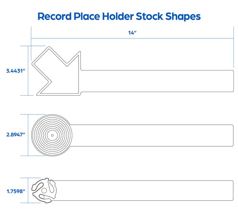 Vinyl Record Placeholder: LP Collection Organizer, Music Lover Gift - Etsy