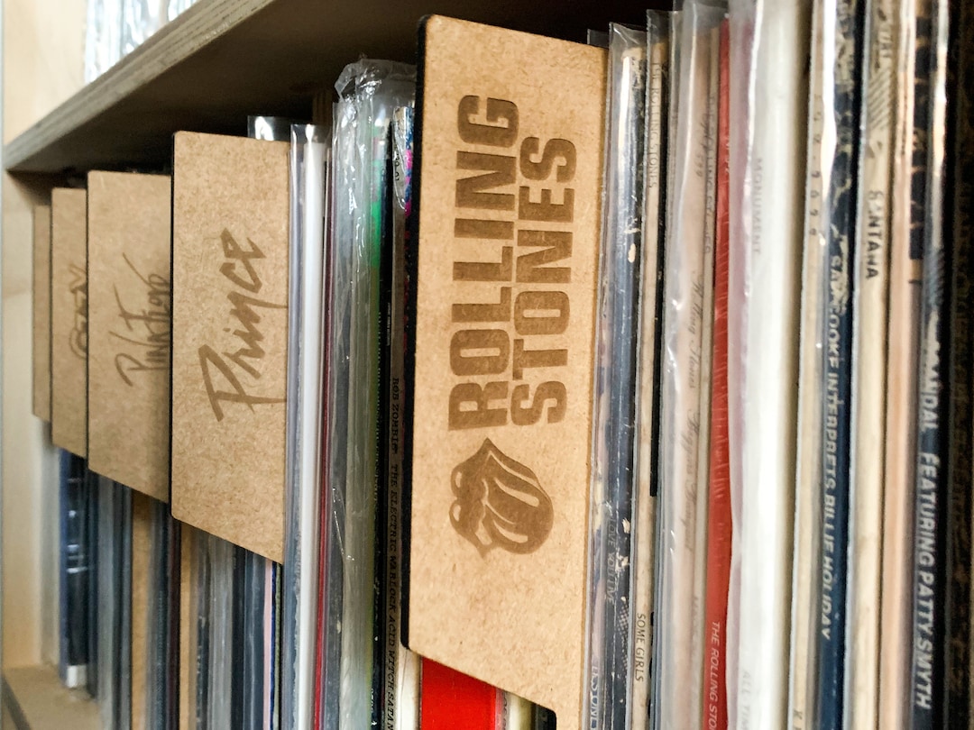 Album Divider, Custom Record Divider, Music Separator, Alphabetical ...