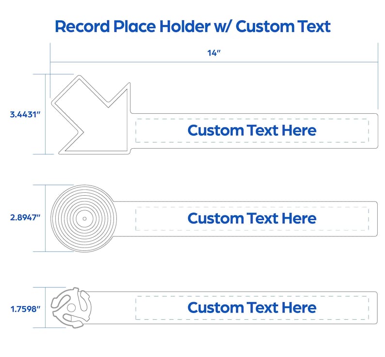 Vinyl Record Placeholder: LP Collection Organizer, Music Lover Gift - Etsy