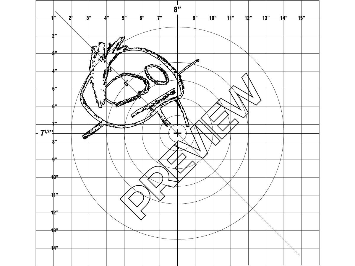 Xtool D1 Pro Basic Spoil Board 16in X 15in Basic and Circular Grid ...