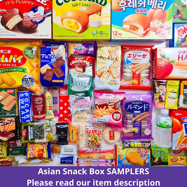 Asian Snack Box Gift - Etsy