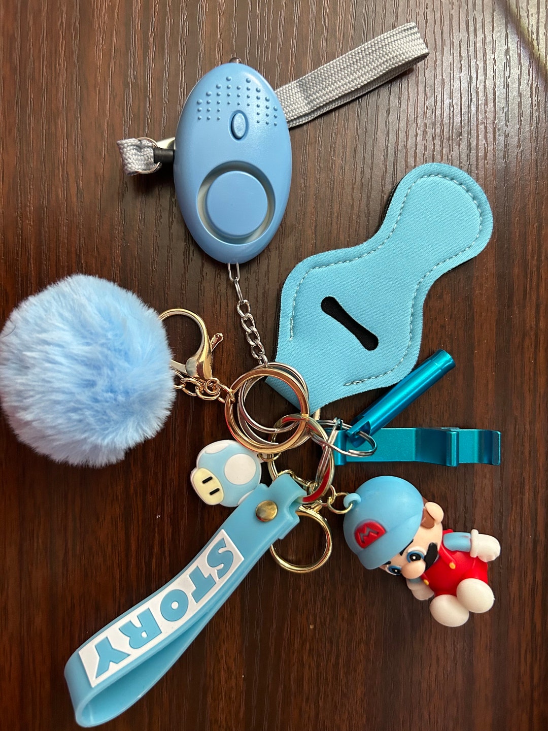 Mario Safety Keychain Set - Etsy