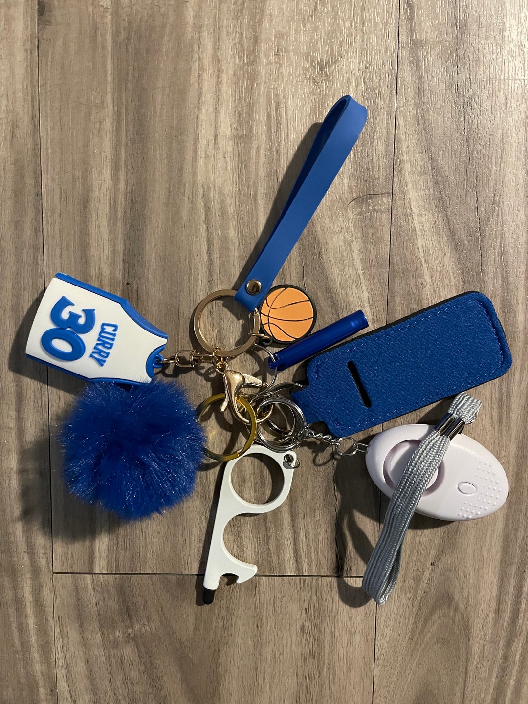 Steph Curry 30 Safety Keychain - Etsy