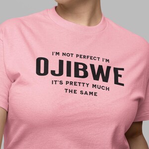 I'm Not Perfect I'm Ojibwe Shirt, Gift Shirt, Native American Shirt ...
