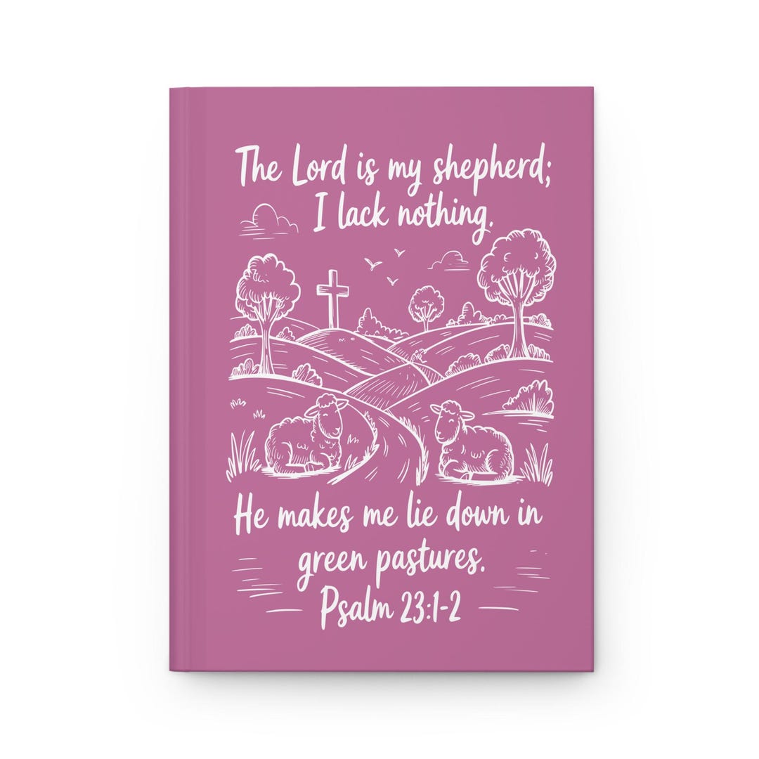 Psalm 23 Christian Prayer Journal, the Lord is My Shepherd Faith ...