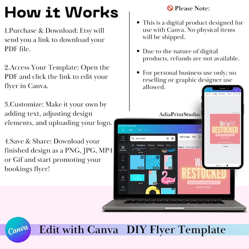 Restock Alert Animated Motion Flyer Video, Product Restocked Flyer, We ...