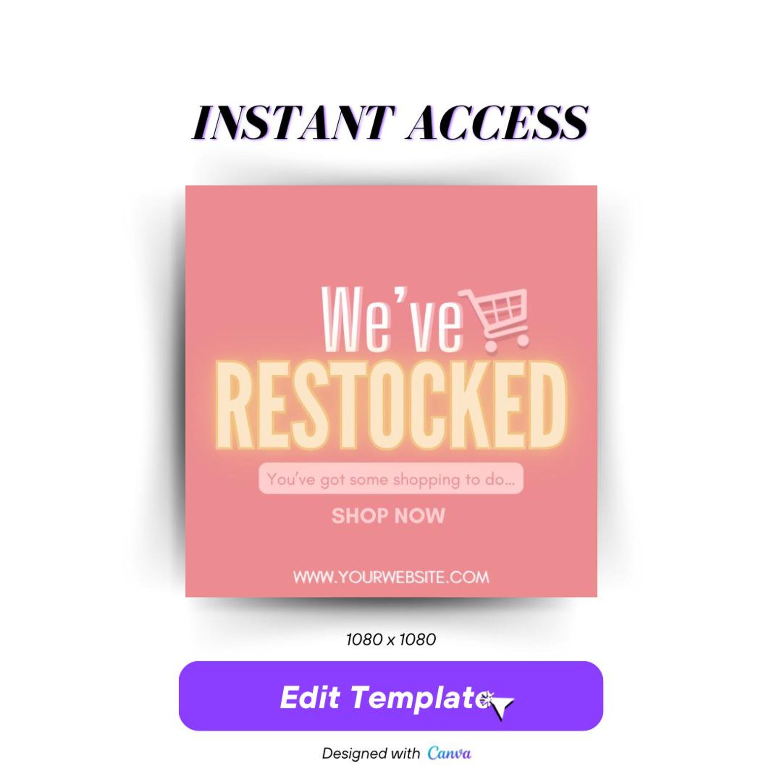 Restock Alert Animated Motion Flyer Video, Product Restocked Flyer, We ...