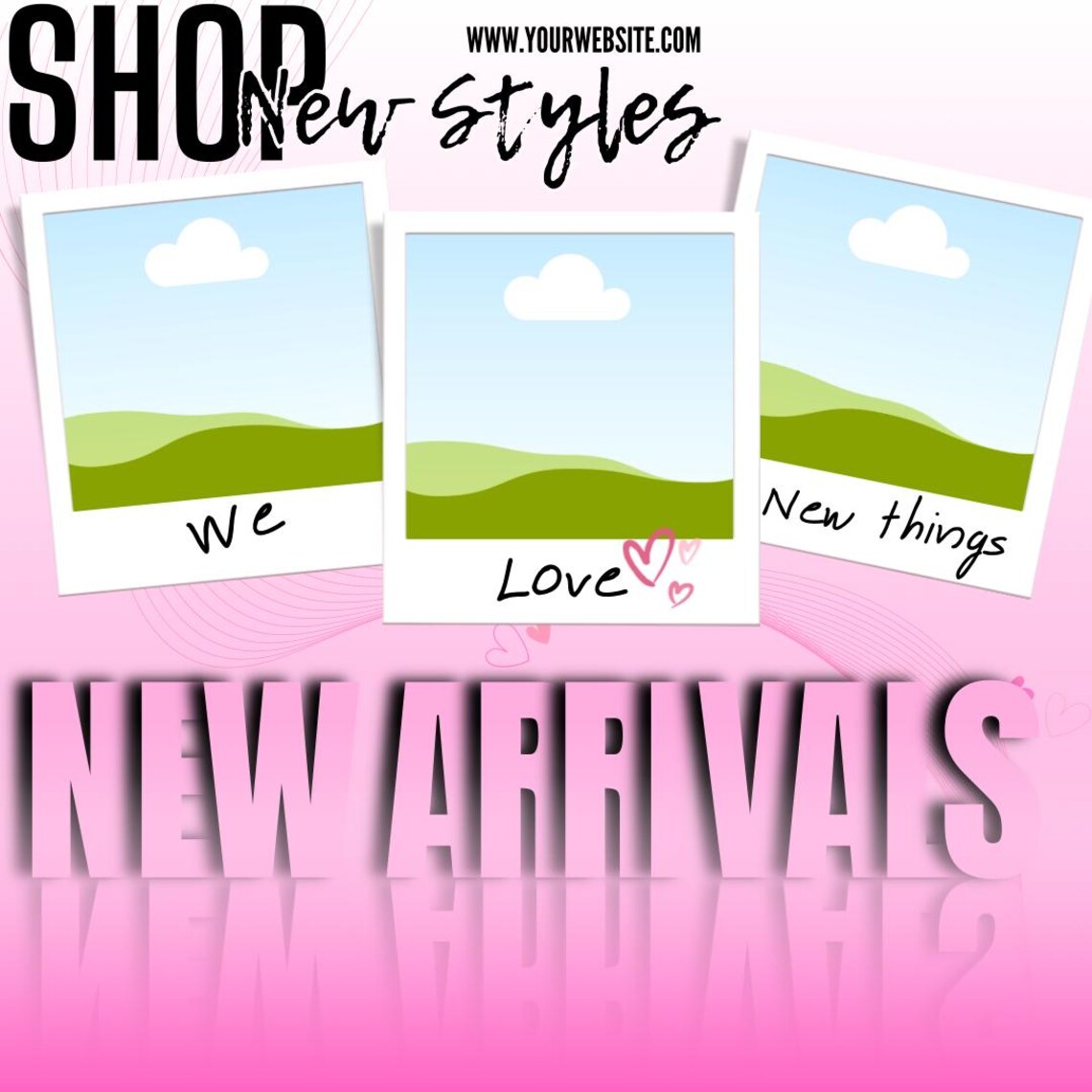 Bogo New Arrivals Editable Flyer Canva Template, New Arrival Boutique ...