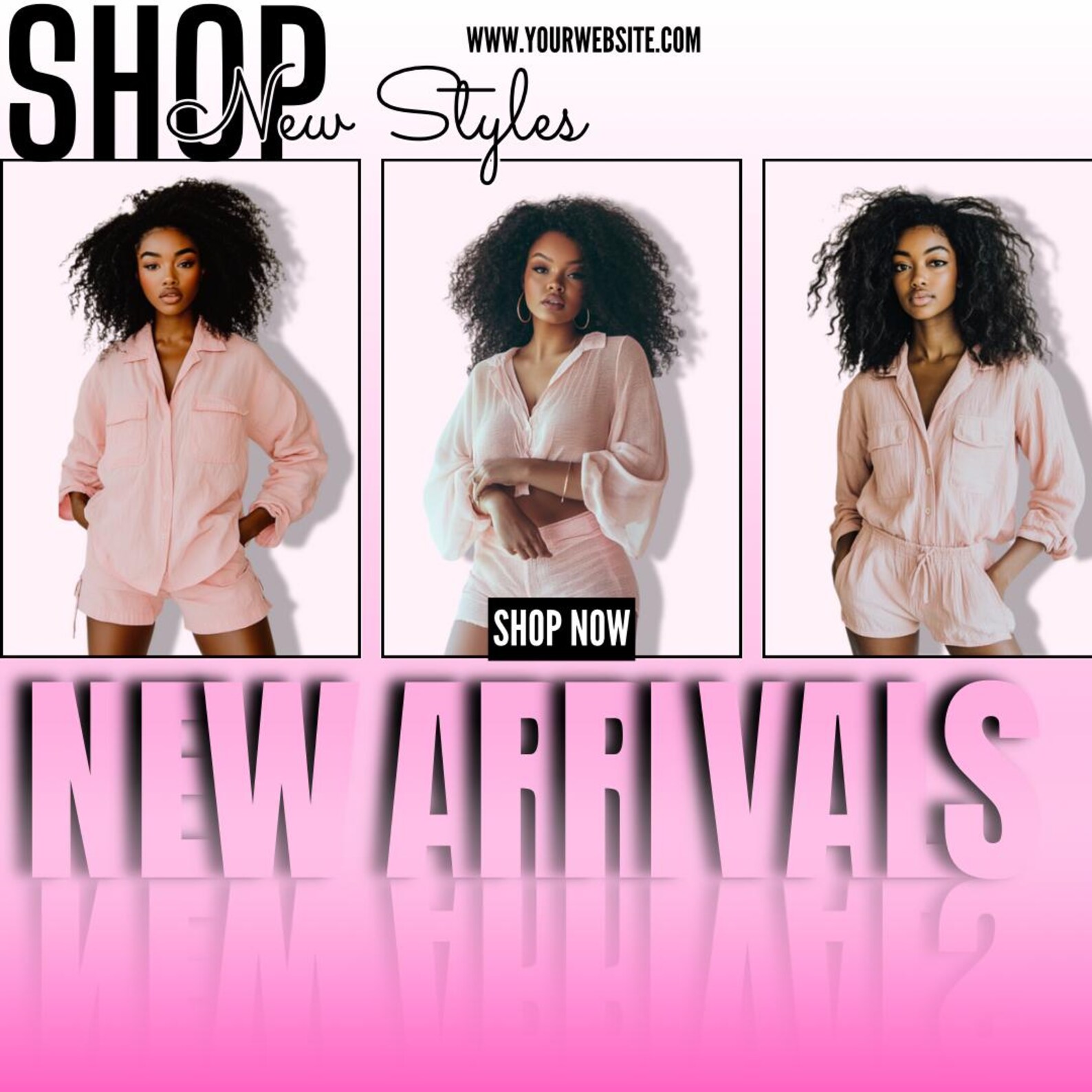 Bogo New Arrivals Editable Flyer Canva Template, New Arrival Boutique ...