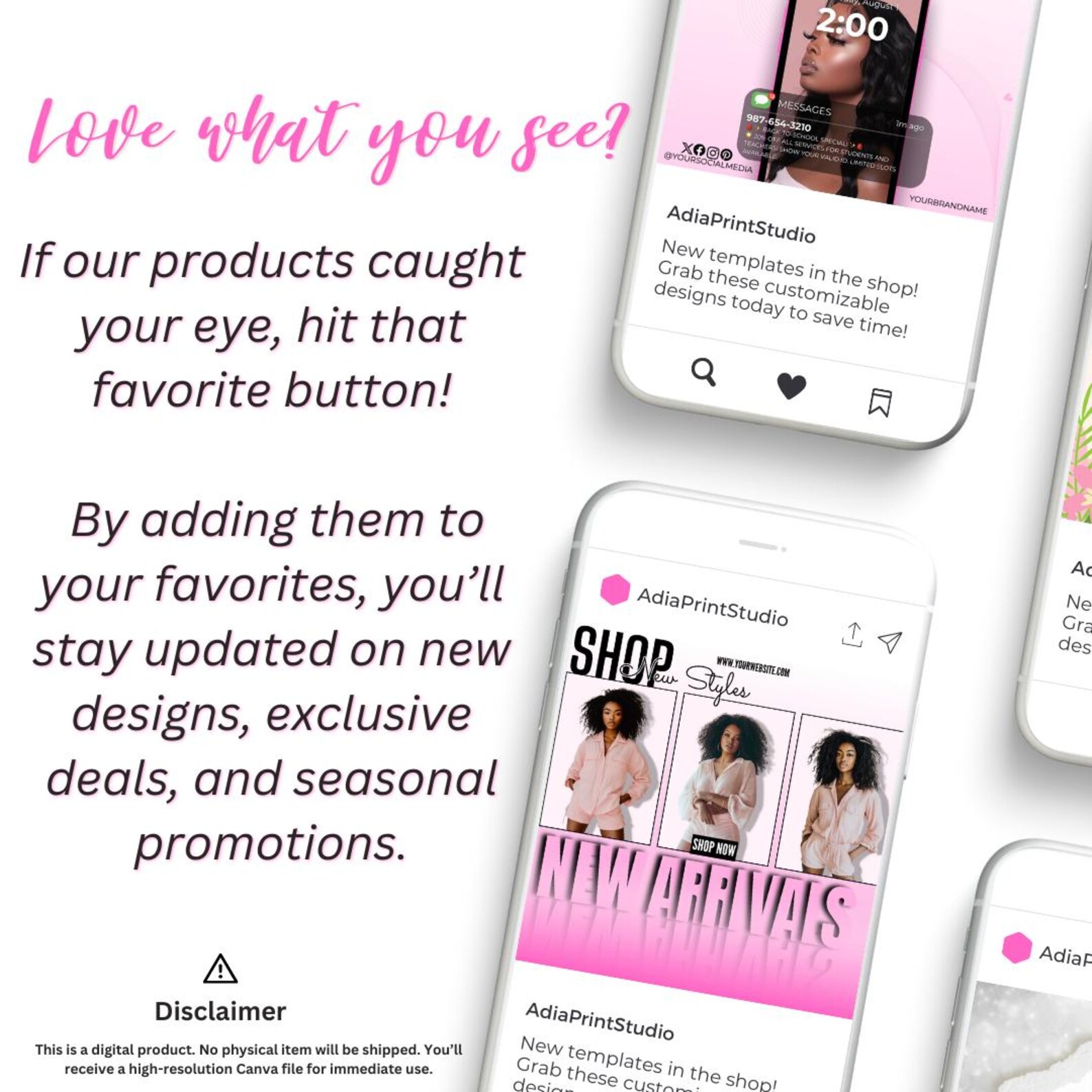 Bogo New Arrivals Editable Flyer Canva Template, New Arrival Boutique ...