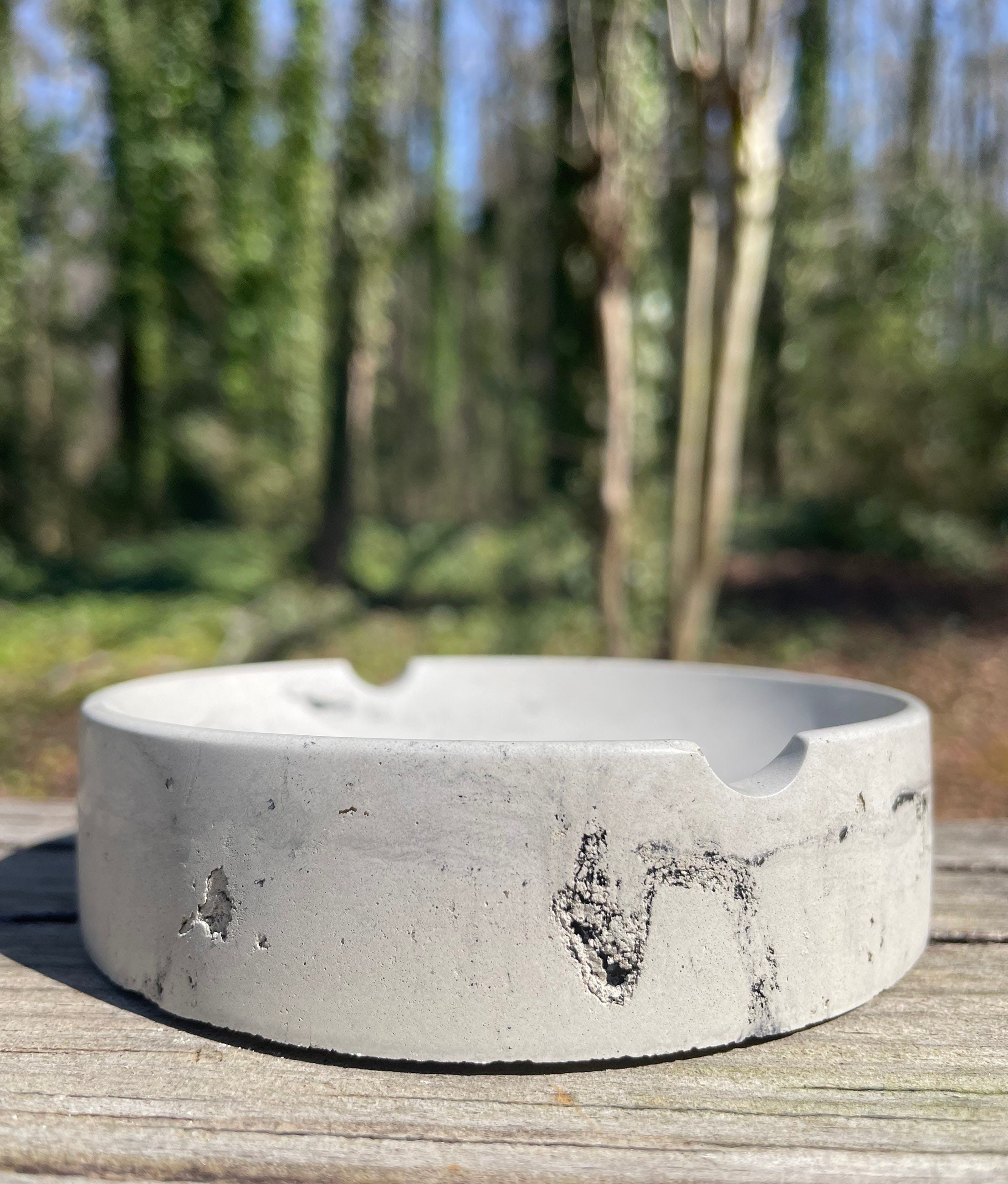 Minimalist Cement Ash Tray | Modern Concrete Tray | Jewelry Holder - Etsy