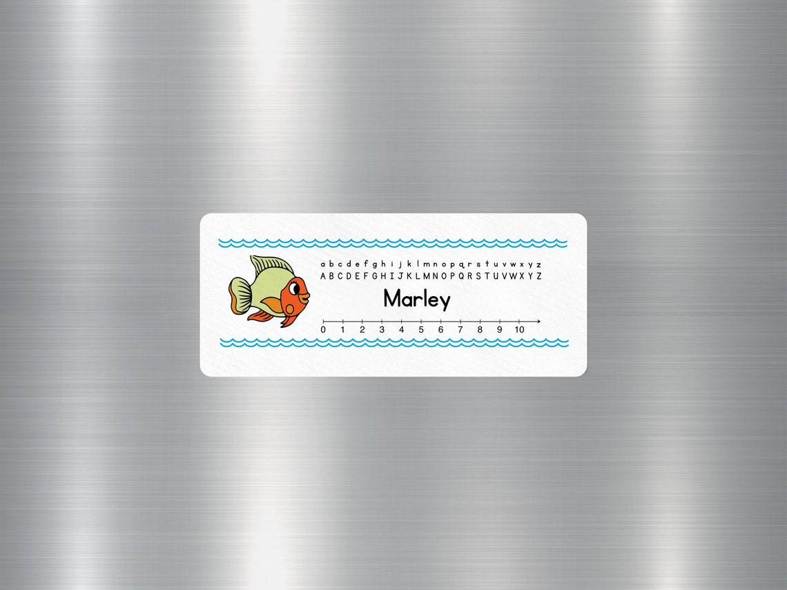 Personalized Ocean Animal Name Plate Digital Download - Etsy