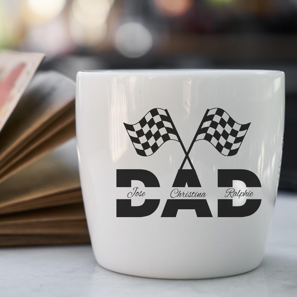 Father's Day Race Flags SVG Dad SVG Father Svg Dad - Etsy