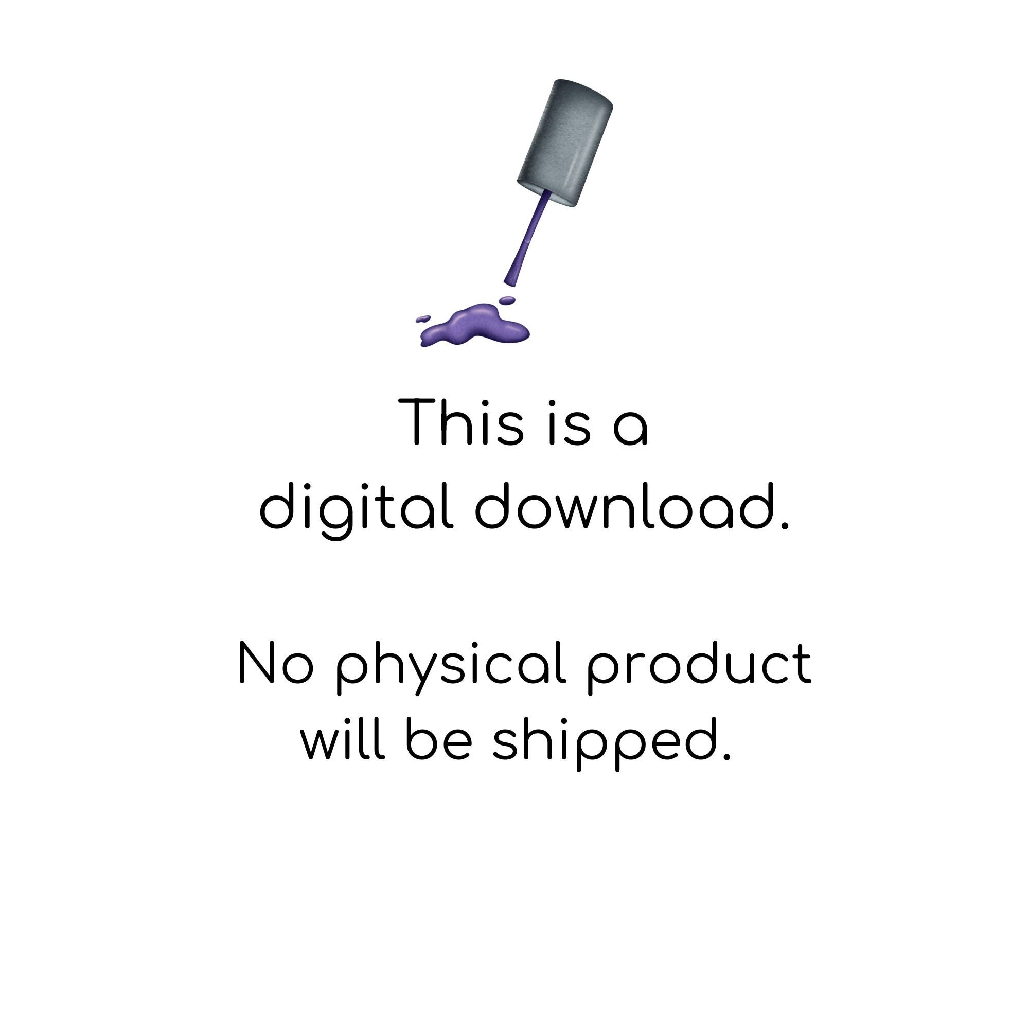 Nail Tech Digital Download Nail Salon Decor, T-shirts, Sublimation, Cut ...