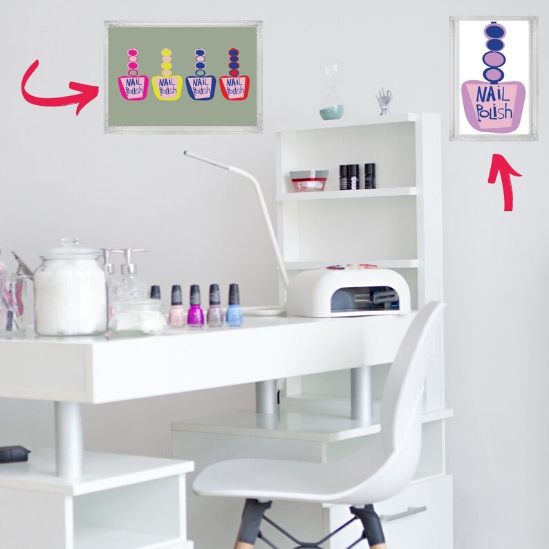 Nail Polish SVG, Beauty SVG, Nail Salon Clipart SVG Cut File Graphics ...