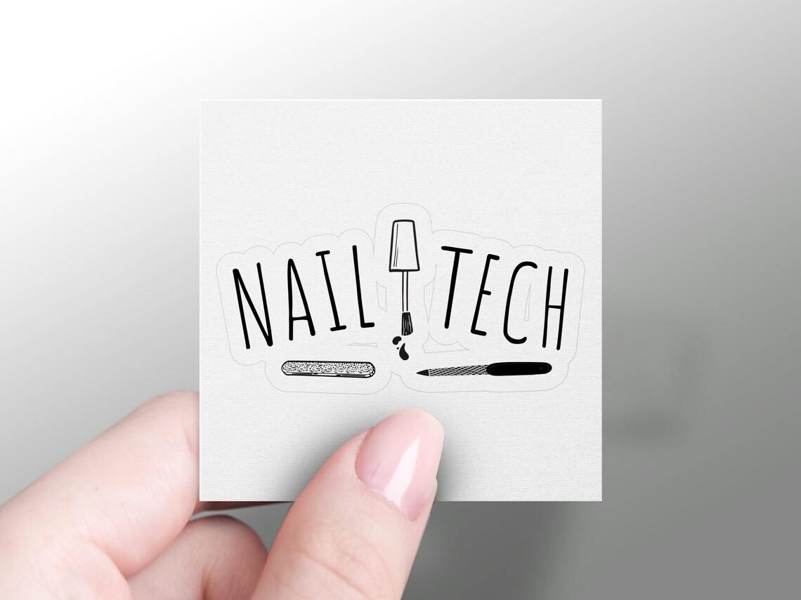 Nail Tech Digital Download Nail Salon Decor, T-shirts, Sublimation, Cut ...