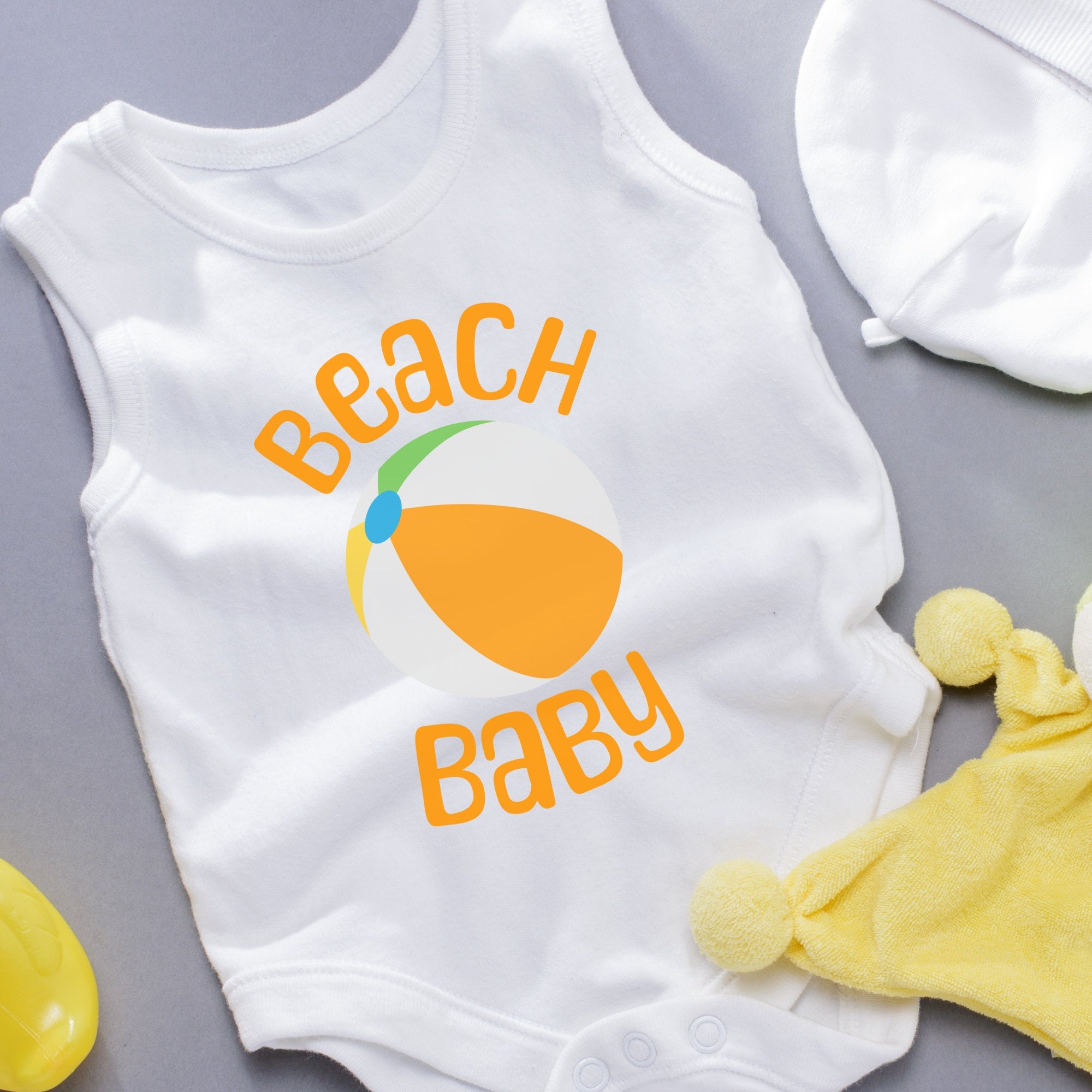 Beach Ball Baby SVG Digital Download, Clipart for Summer Tshirt ...