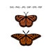 Monarch Butterflies Svg, Butterfly Cut File, Butterfly Clip Art, Dxf ...