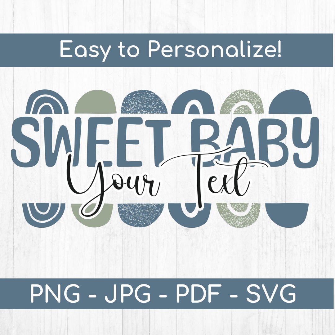 Customizable Baby Name Template for Personalized Gifts and Decorations ...