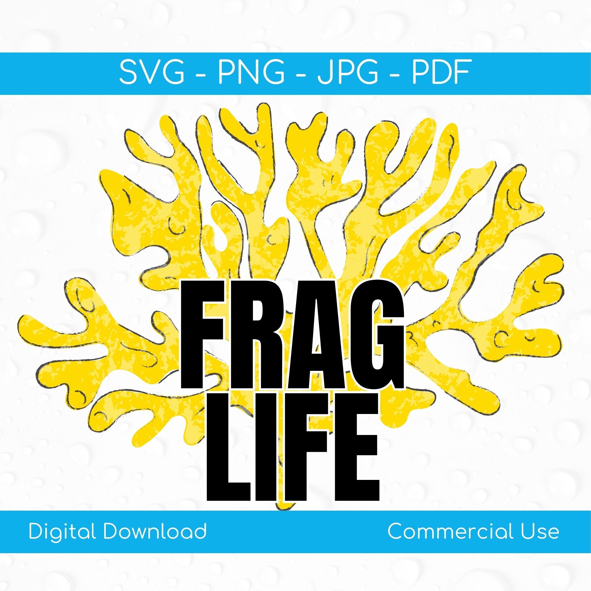 Coral SVG, Aquarium Seascape Clipart, Ocean Life Svg,tropical ...