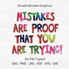 Be You SVG, Growth Mindset Cut File, Instant Digital Download Graphic ...