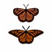 Monarch Butterflies Svg, Butterfly Cut File, Butterfly Clip Art, Dxf ...