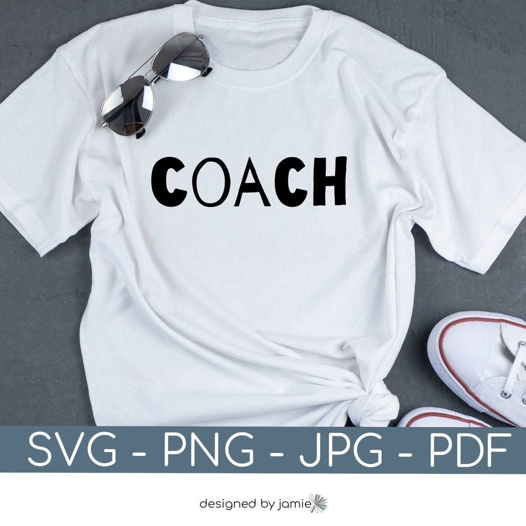 Coach Digital Download SVG, Png,jpg,pdf, Coach Sublimation, Gift for ...