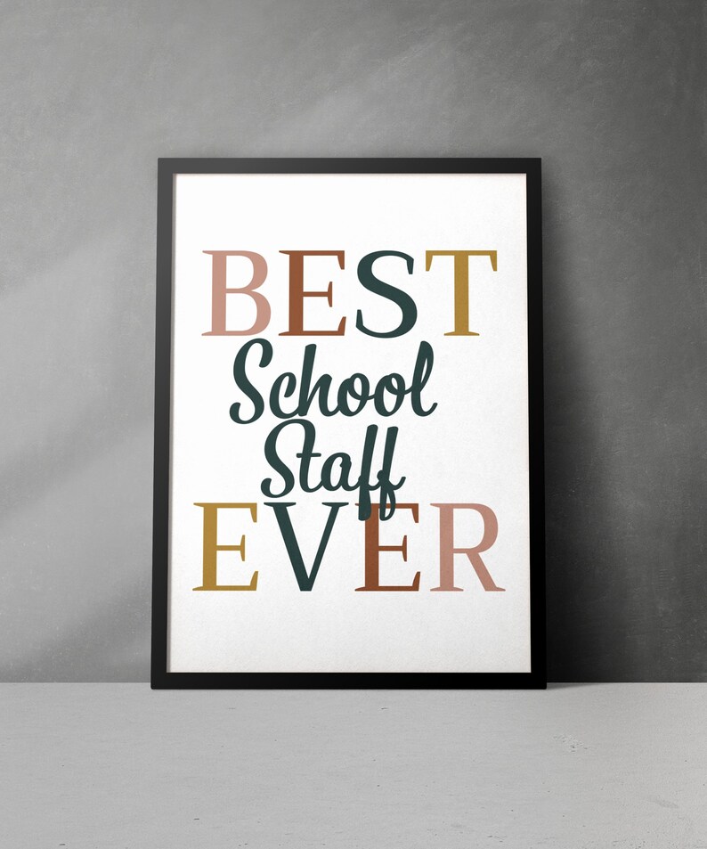 Best Ever SVG School Staff Appreciation Svgpng - Etsy