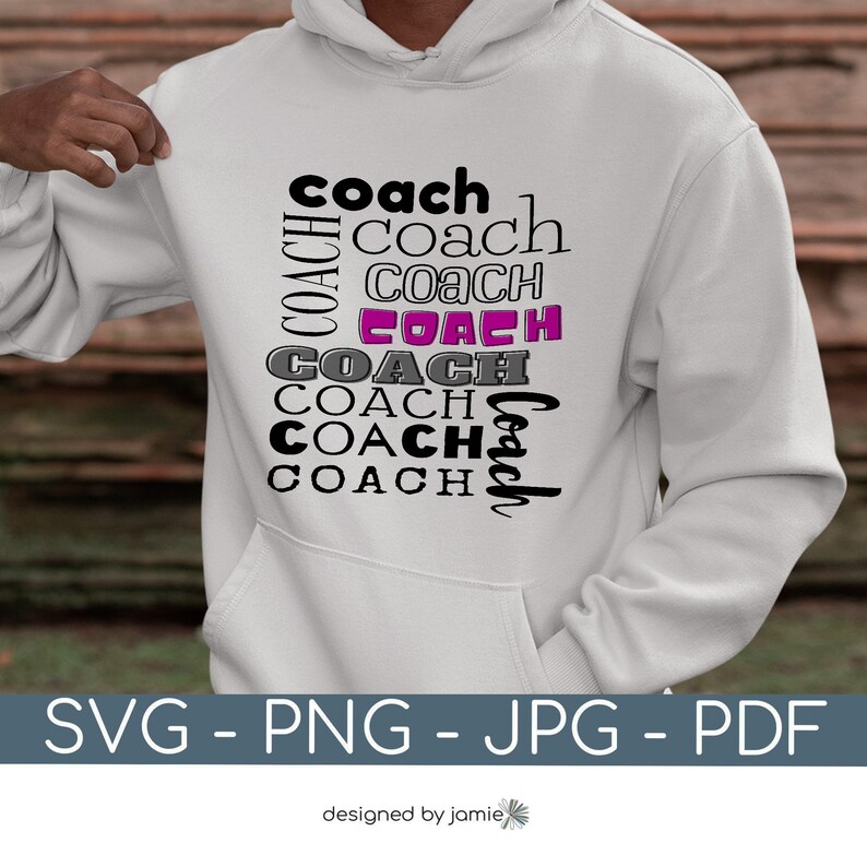Coach Digital Download SVG, Png,jpg,pdf, Coach Sublimation, Gift for ...