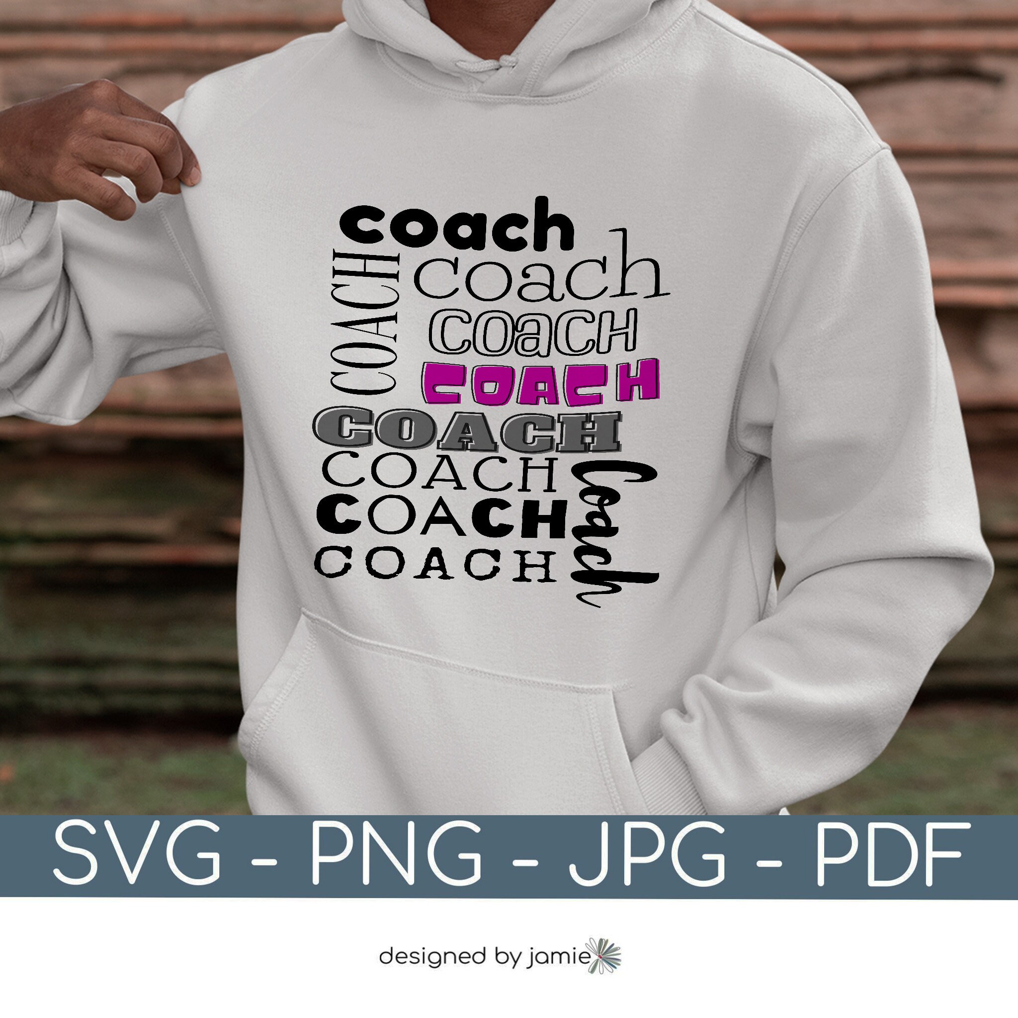 Coach Digital Download SVG, Png,jpg,pdf, Coach Sublimation, Gift for ...
