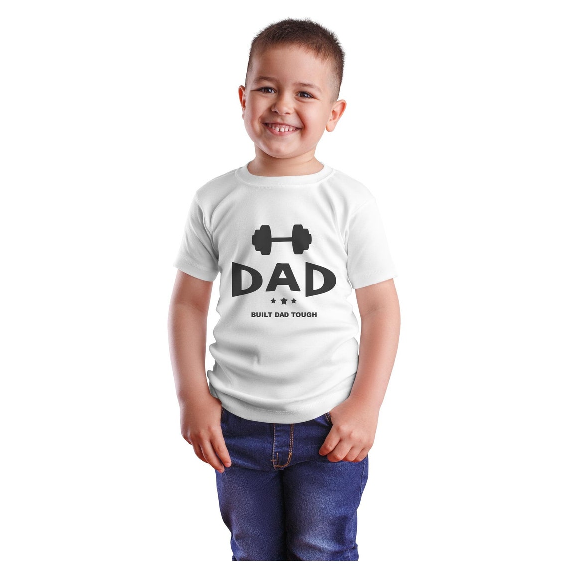 Dad SVG, Built Dad Tough SVG, Kids Tshirt, Instant Download, Dad ...