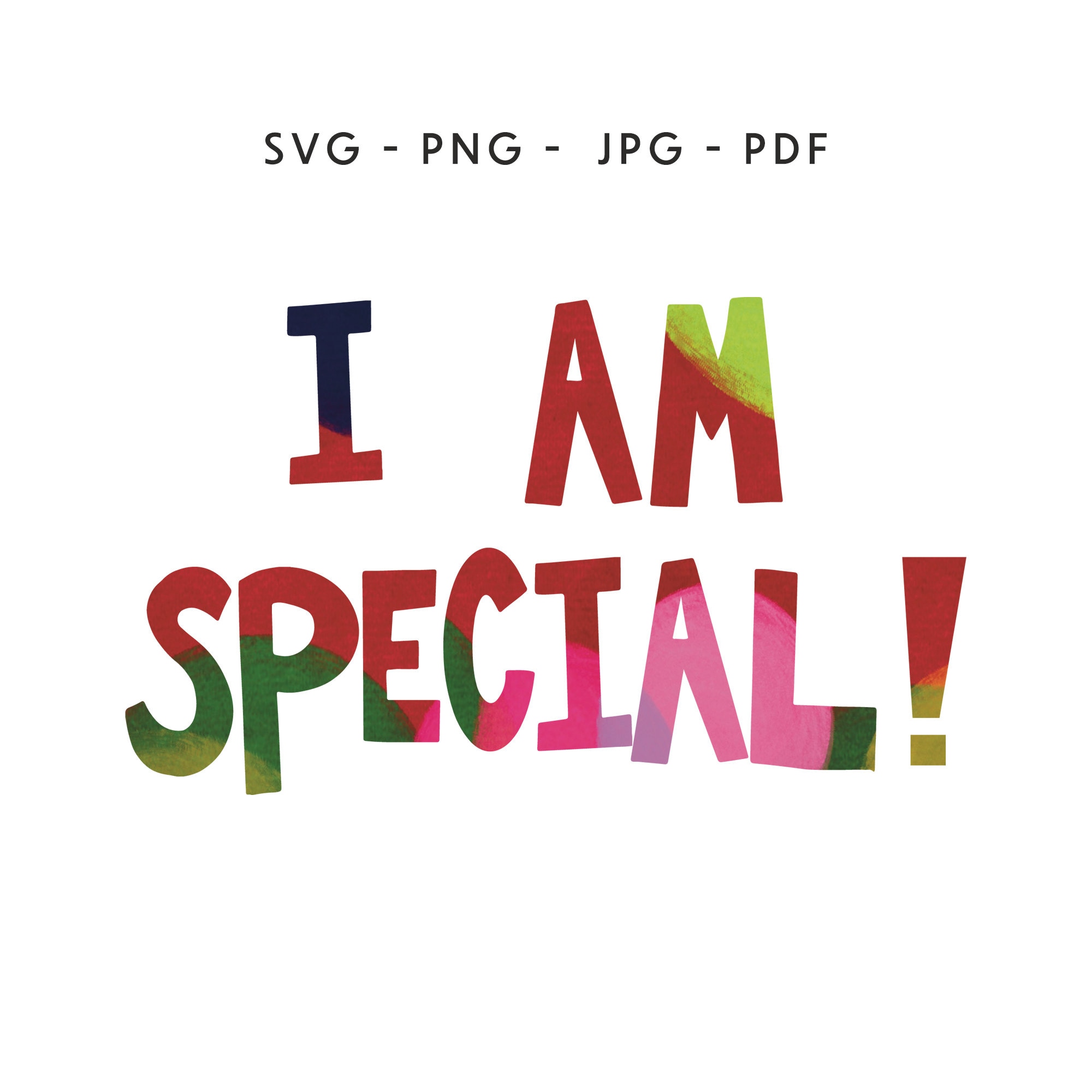 I Am Special Clipart