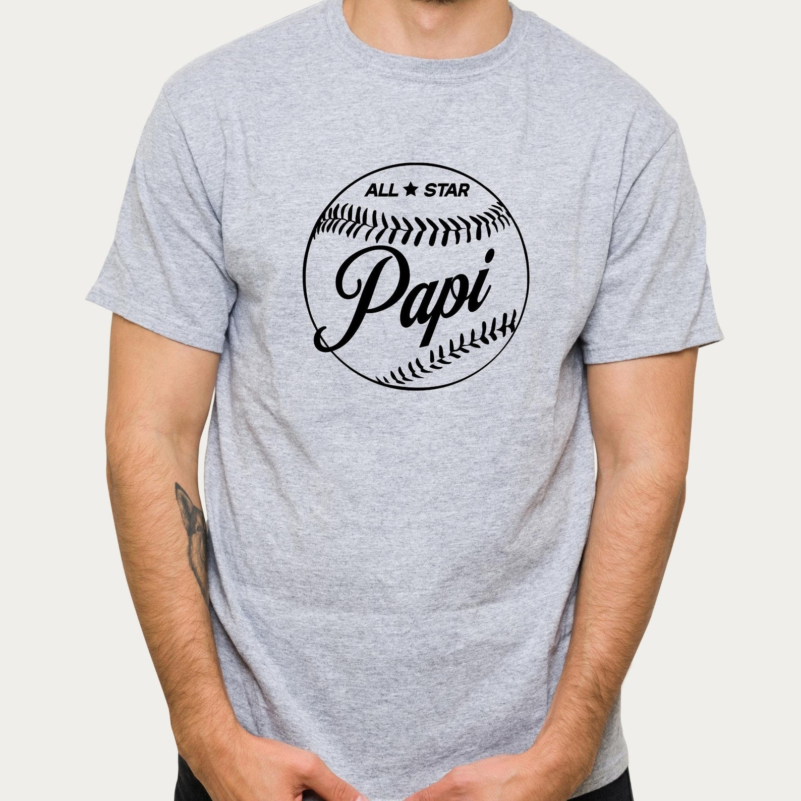 All-star Papi SVG, Father's Day SVG, Baseball SVG, Dad Svg, Baseball ...