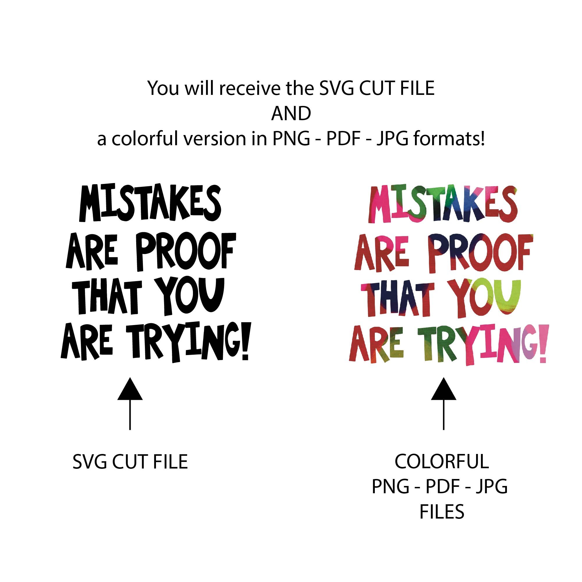 Handmade Motivational SVG, Growth Mindset SVG and Clipart, Cut File ...