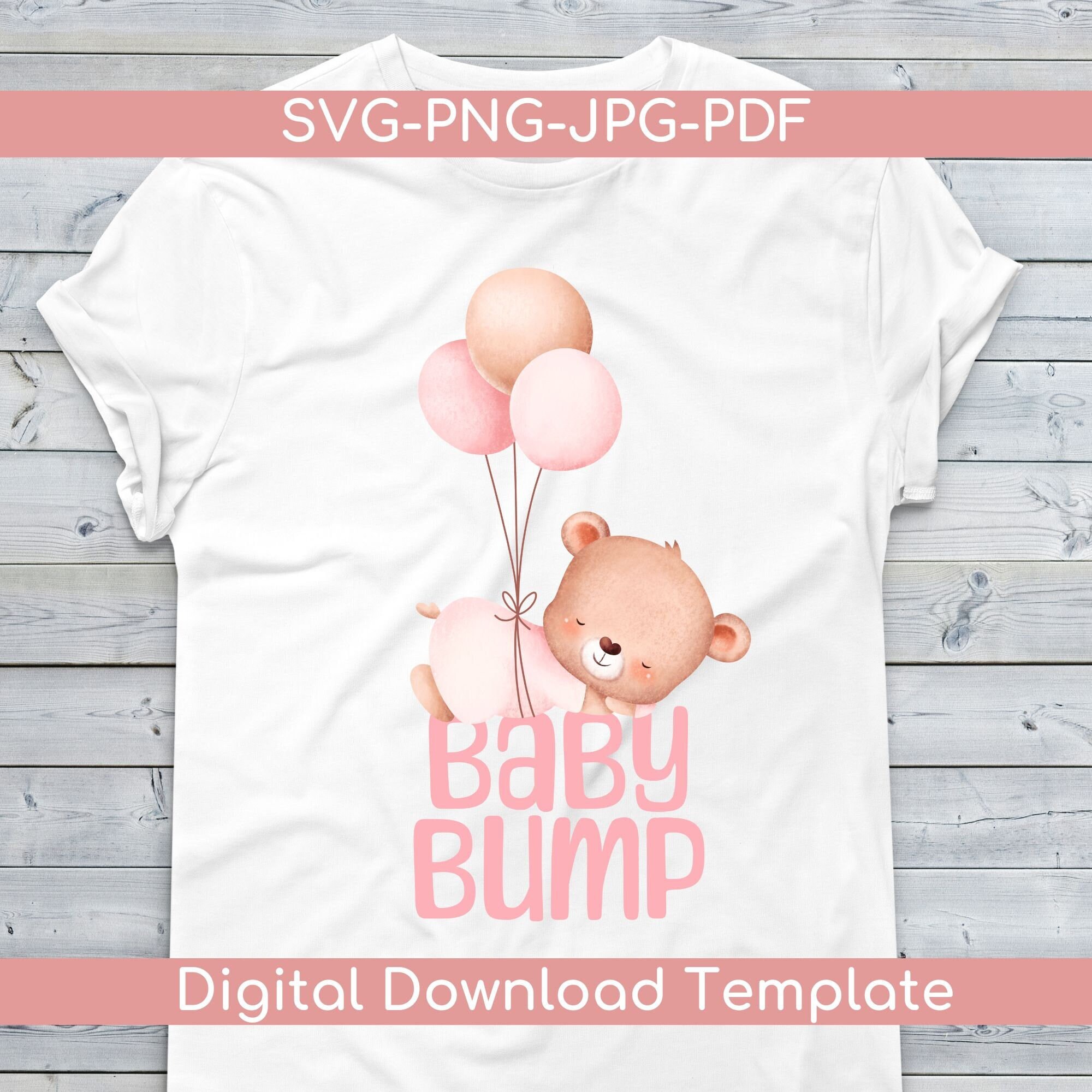 Baby Bump Digital Download Svg, Png, Jpg, Pdf, Mothers Day Gift, Mom to ...