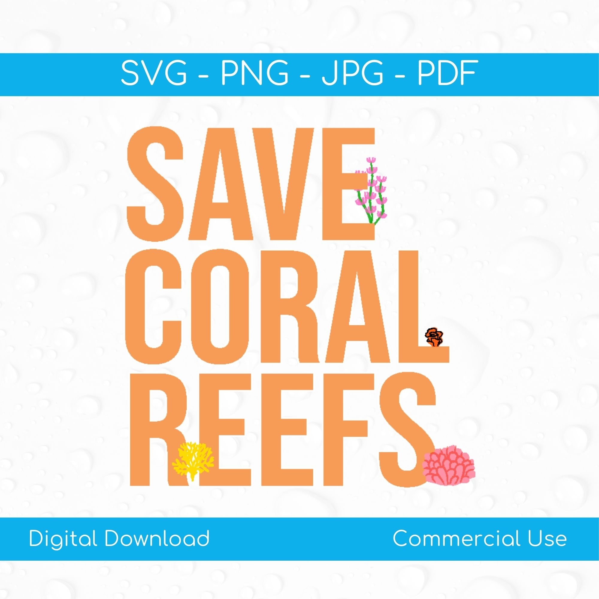 Coral SVG, Aquarium Seascape Clipart, Ocean Life Svg,tropical ...