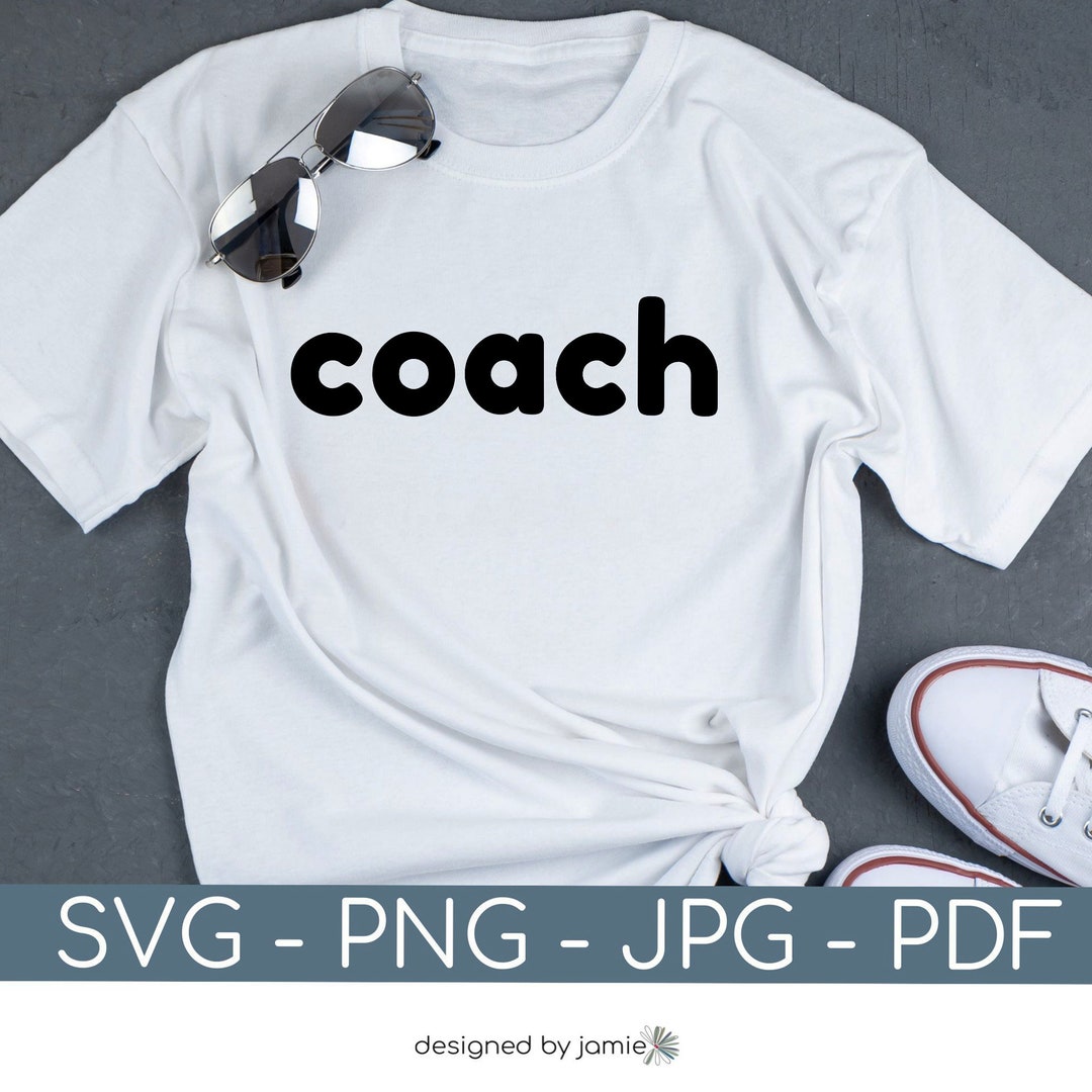 Coach Digital Download SVG, Png,jpg,pdf, Coach Sublimation, Gift for ...