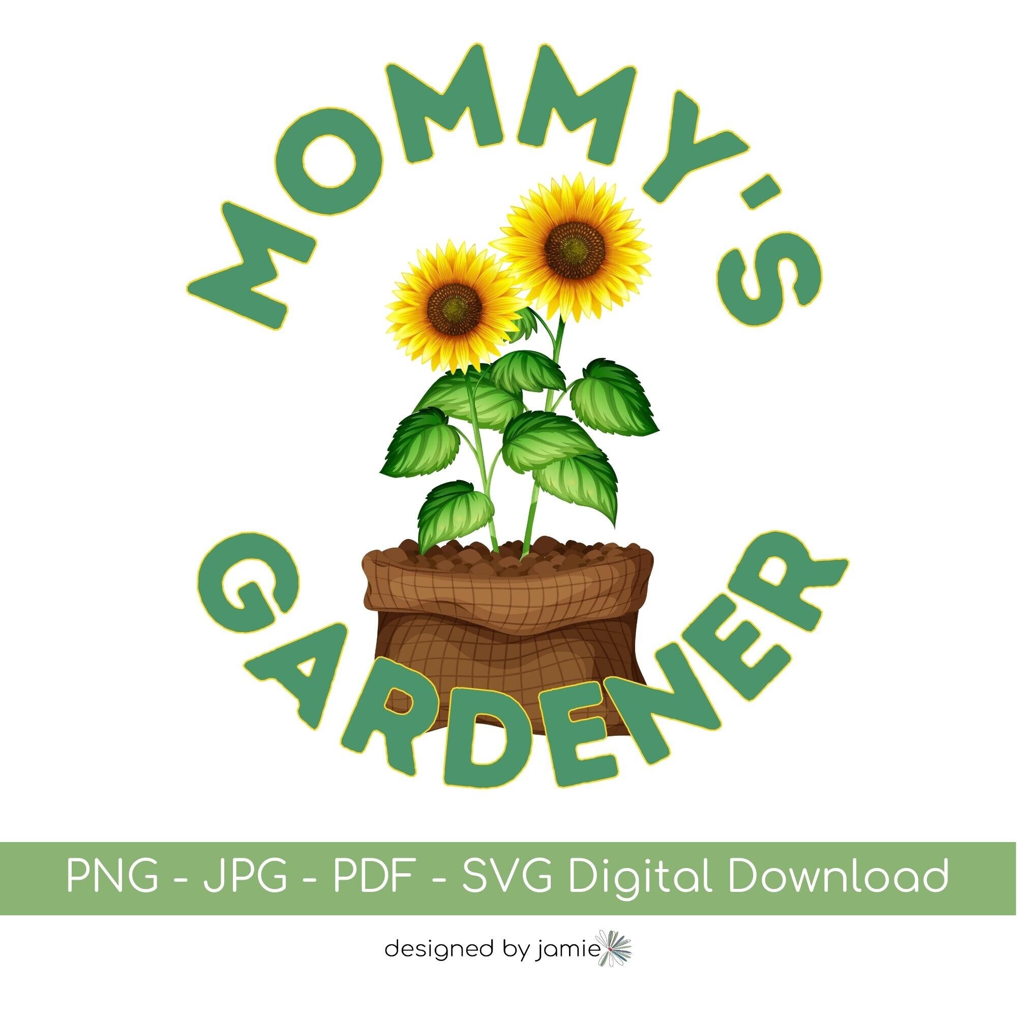 Mommy's Helper SVG Digital Download Kids Garden Nature Clipart Kids ...