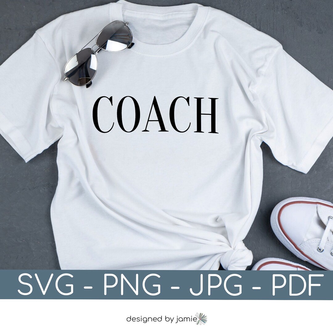 Coach Digital Download SVG, Png,jpg,pdf, Coach Sublimation, Gift for ...