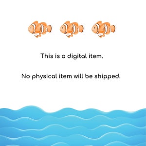 Personalized Ocean Animal Name Plate Digital Download - Etsy