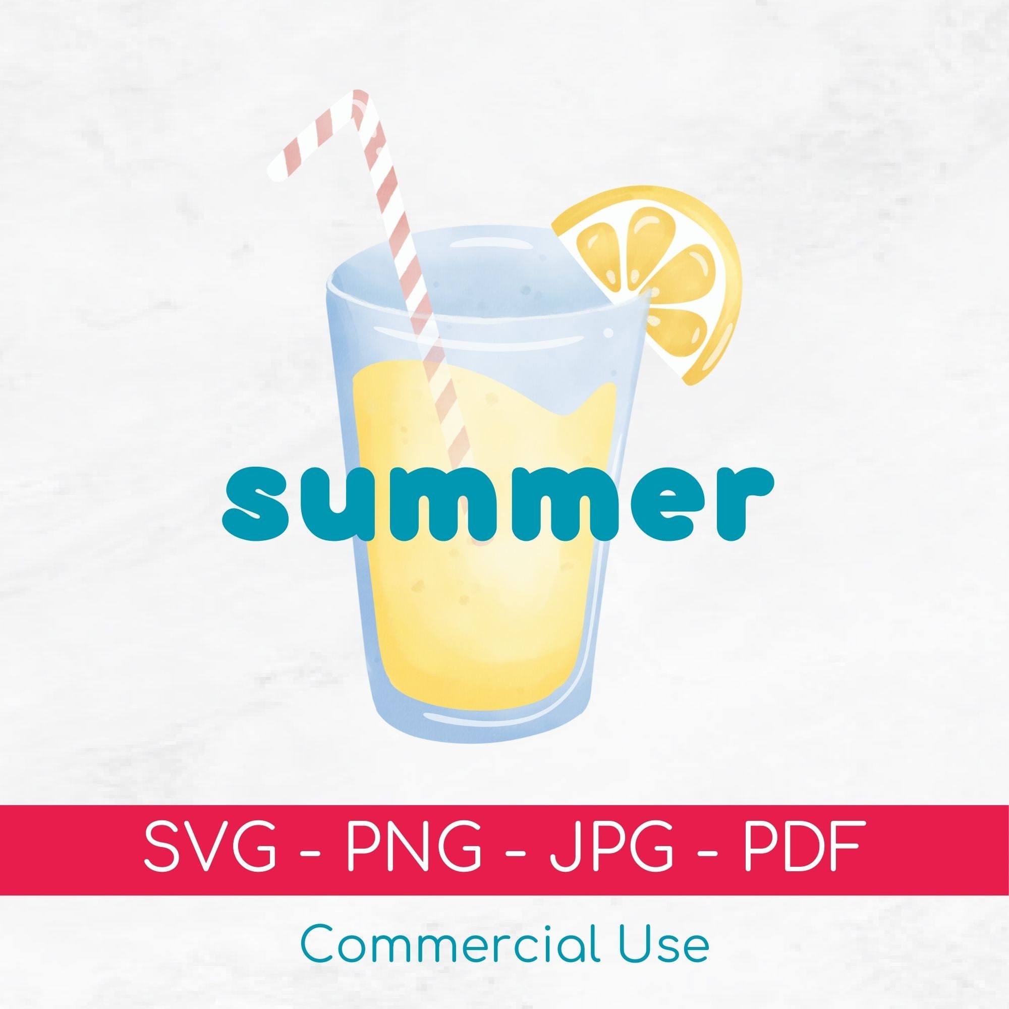 Summer SVG, Summer Clipart, Lemonade Digital Download, Beach Tshirt ...