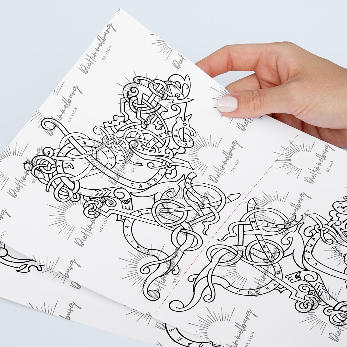 Temporary Viking Tattoos Astrid Vikings Cosplay - Etsy