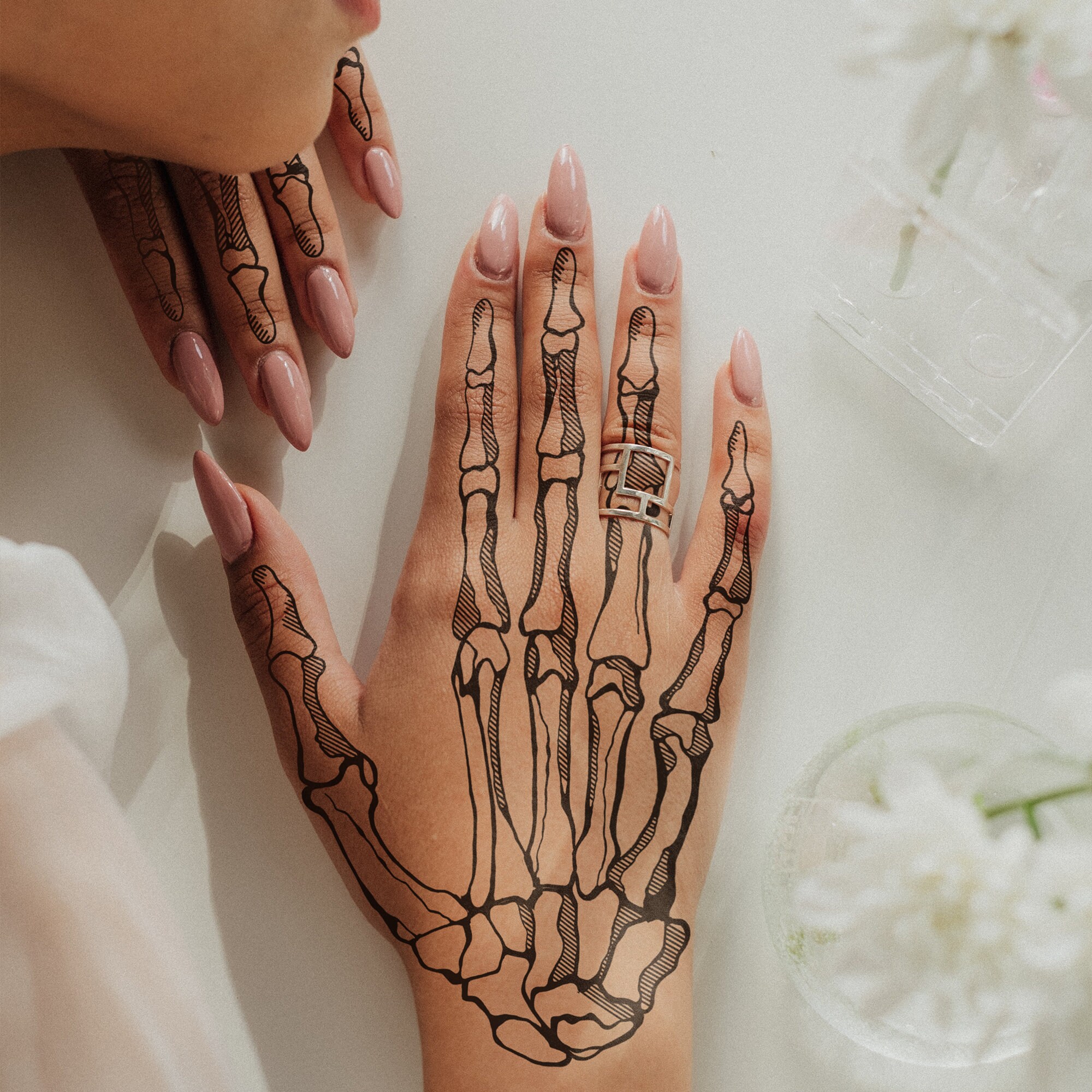 Skelett Hände Temporäres Tattoo Coco inspired skeleton hand - Etsy.de